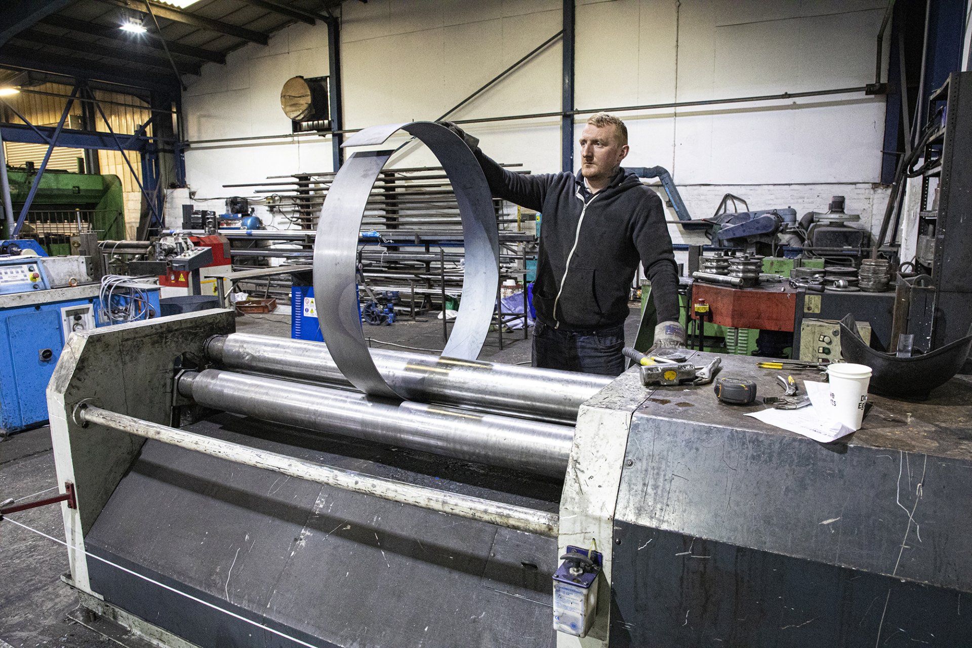 Section rolling | Fereday Cylinder Company