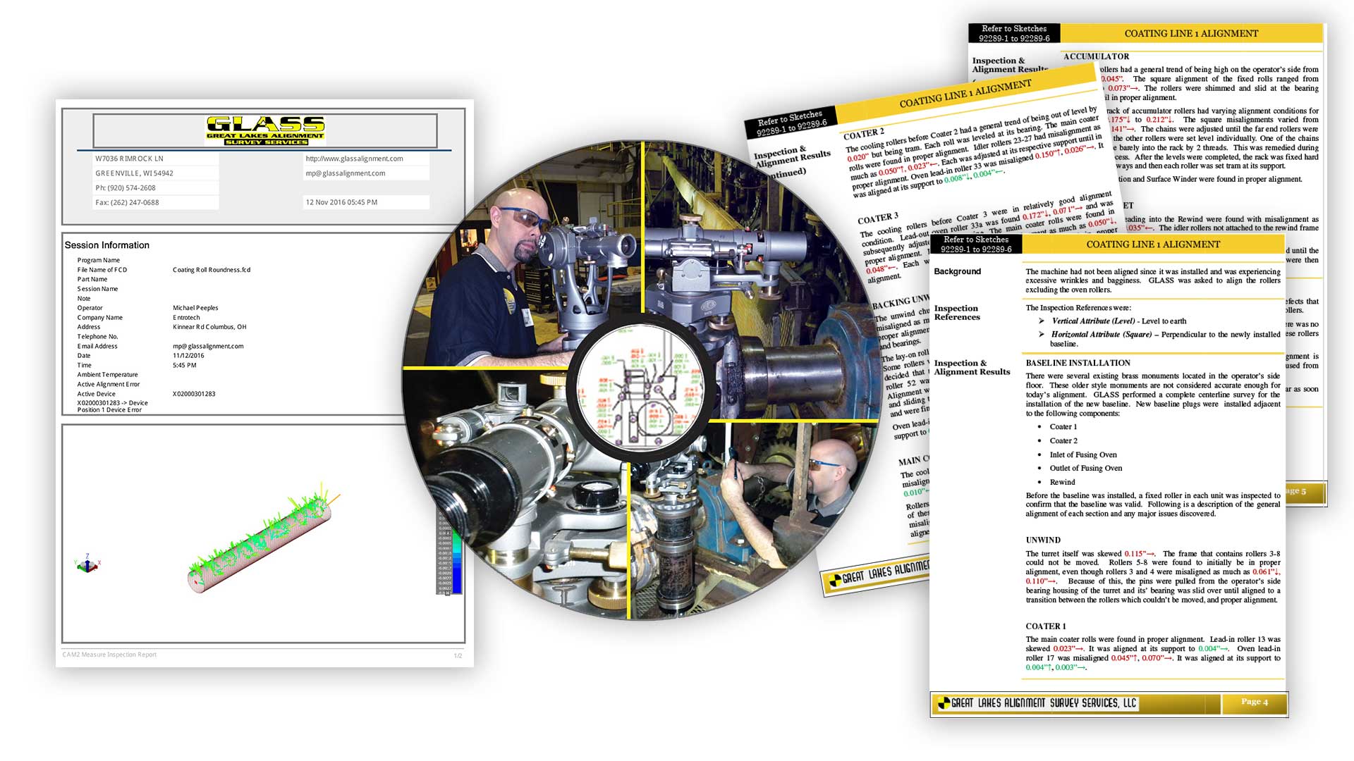 Alignment Reports | Great Lakes Alignment Survey Services, LLC