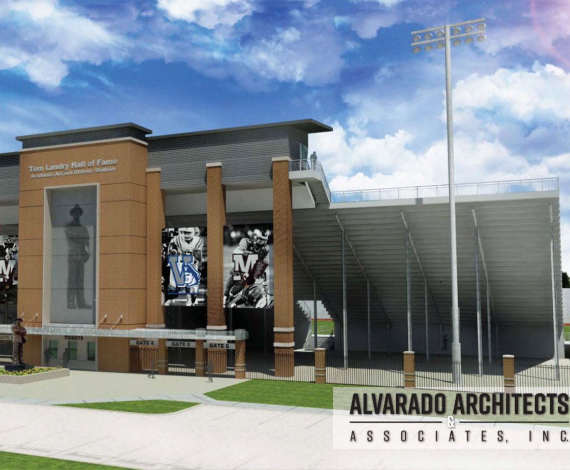 Chanin Engineering - Our Work - Mission CISD Tom Landry Stadium