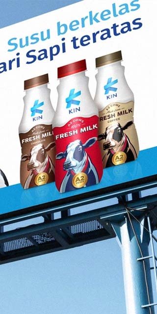 Successfully positioning the KIN dairy milk brand in Indonesia