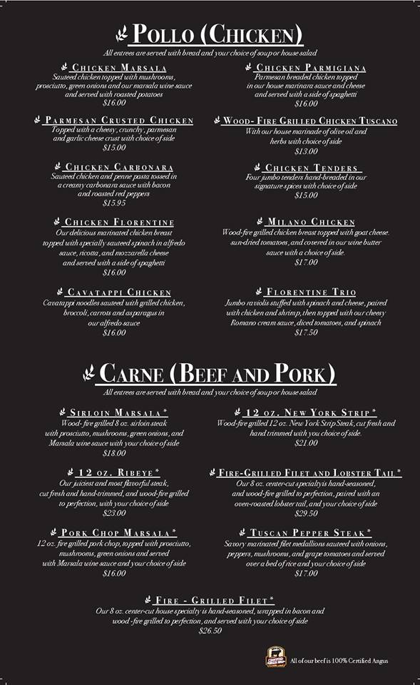 Moustos Pasta & Grill | Italian Restaurant Menu | Union City, TN