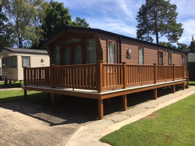 Static Caravan decking