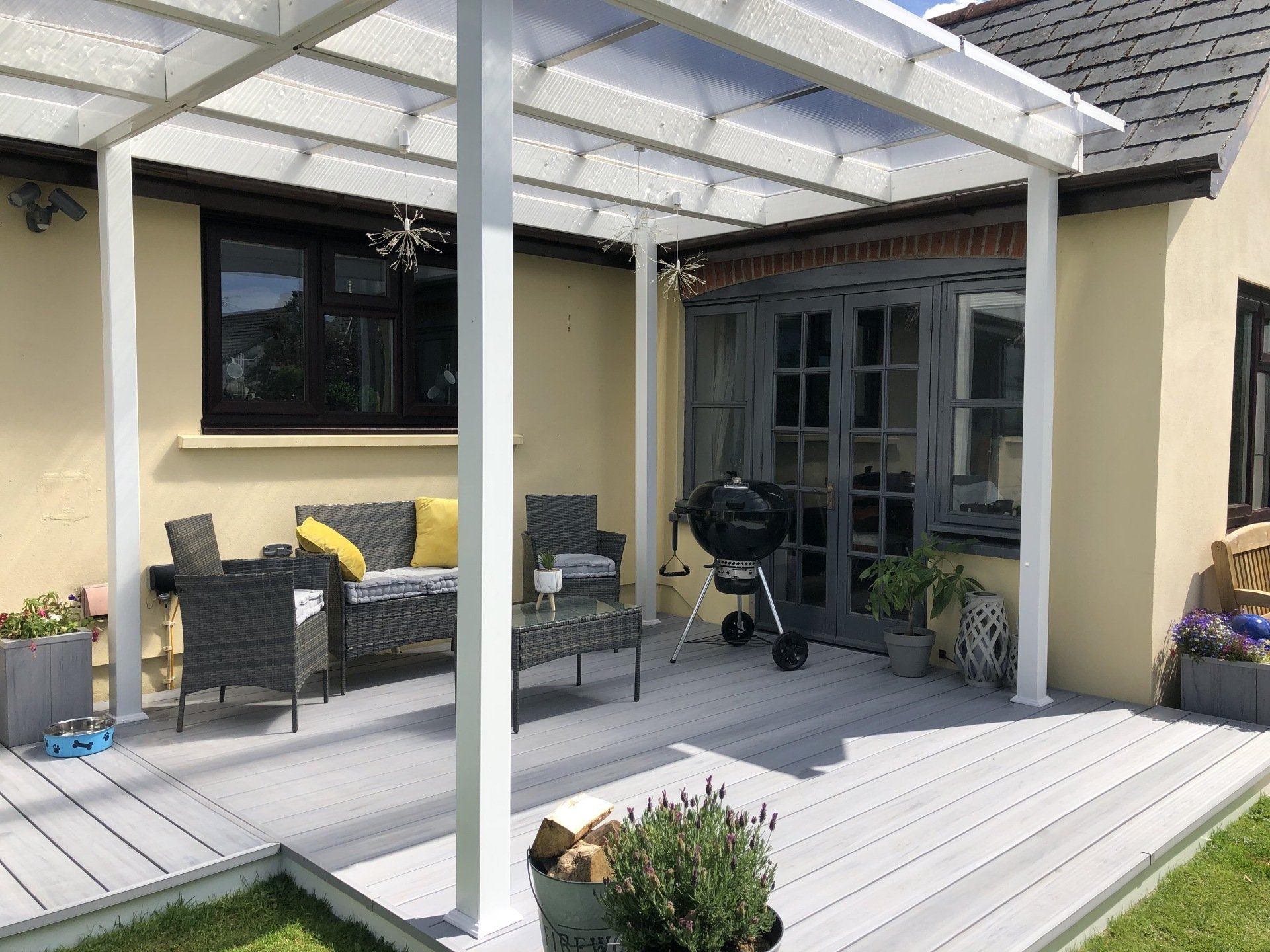 Garden decking by Mayfield Wales