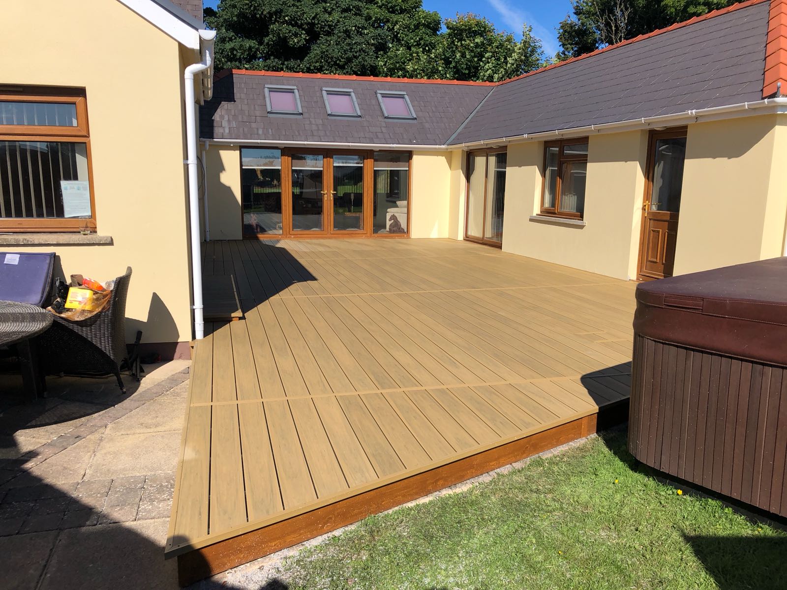 Garden decking by Mayfield Wales