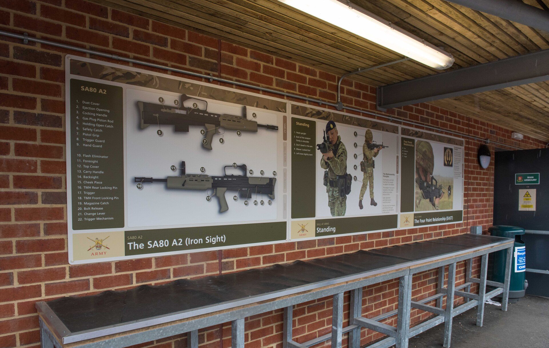 Arm Training Centre Pirbright - Exterior and Interior Signage Branding