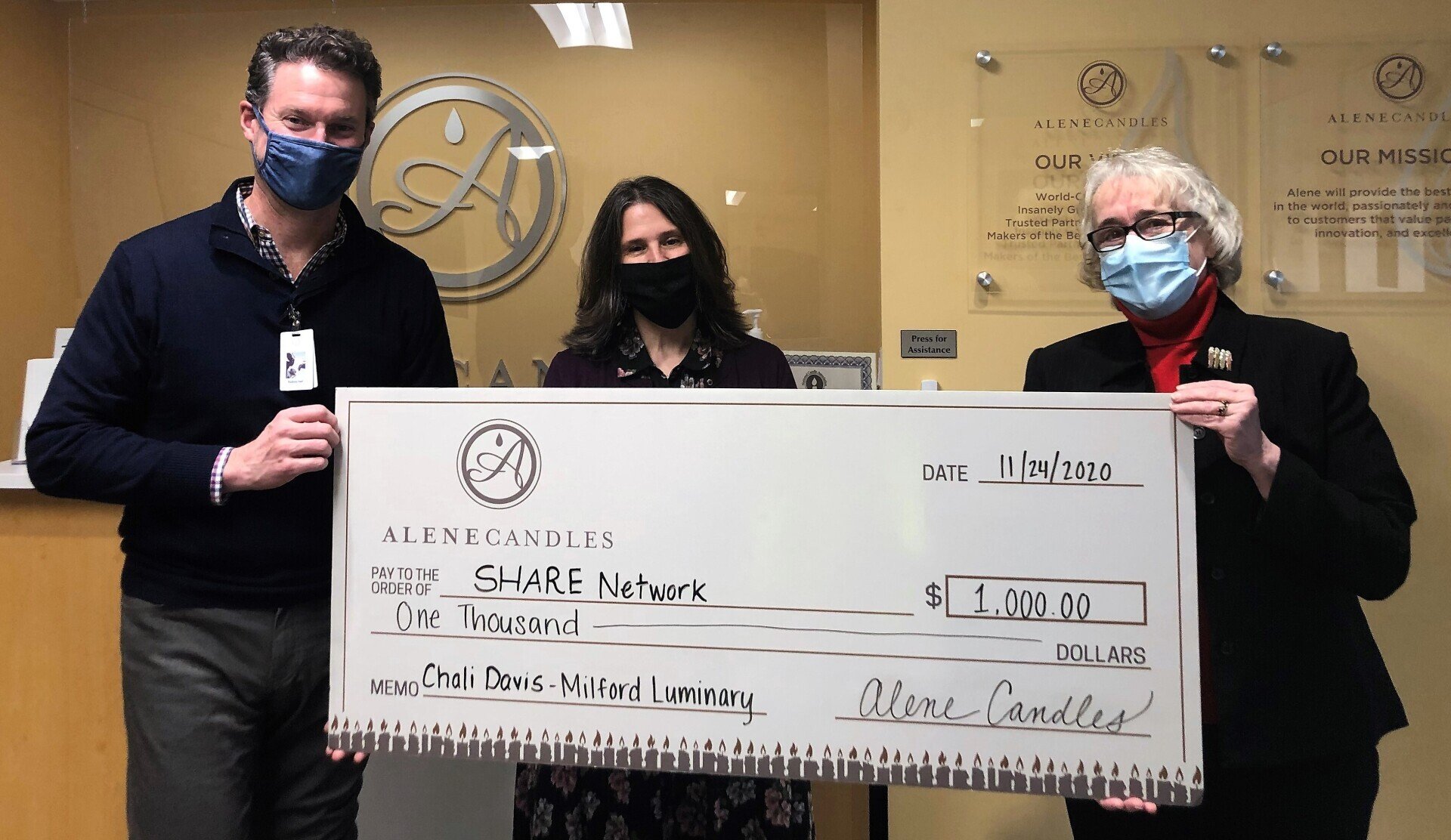 Milford Luminaries by Alene Candles