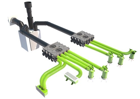 Ubbink Mechanical Ventilation with Heat Recovery Ducting