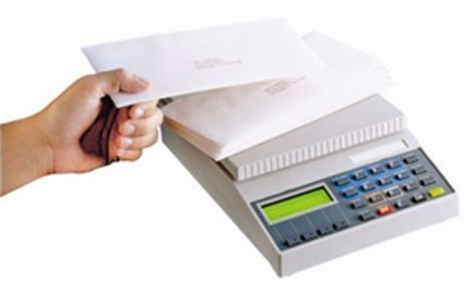 Postage scales for your franking machine from European Postal Systems Ltd