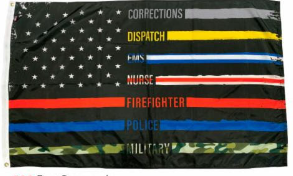 First Responder & Service Flags | USA-Made Nylon Flags