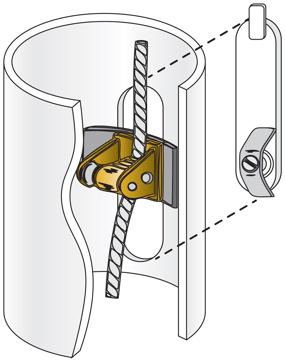 Internal Halyard Commercial Flagpoles For Sale in Georgia