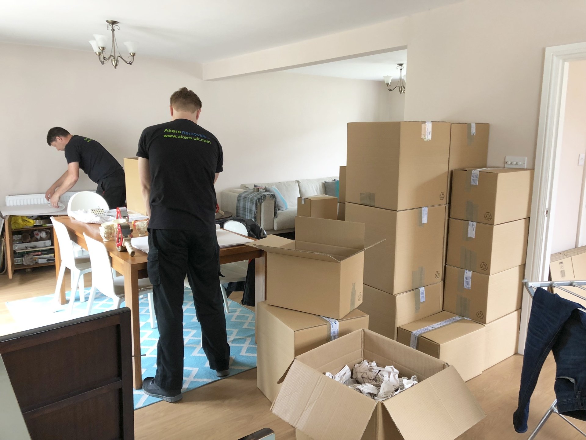 Professional packing services for your home removal | Akers Removals