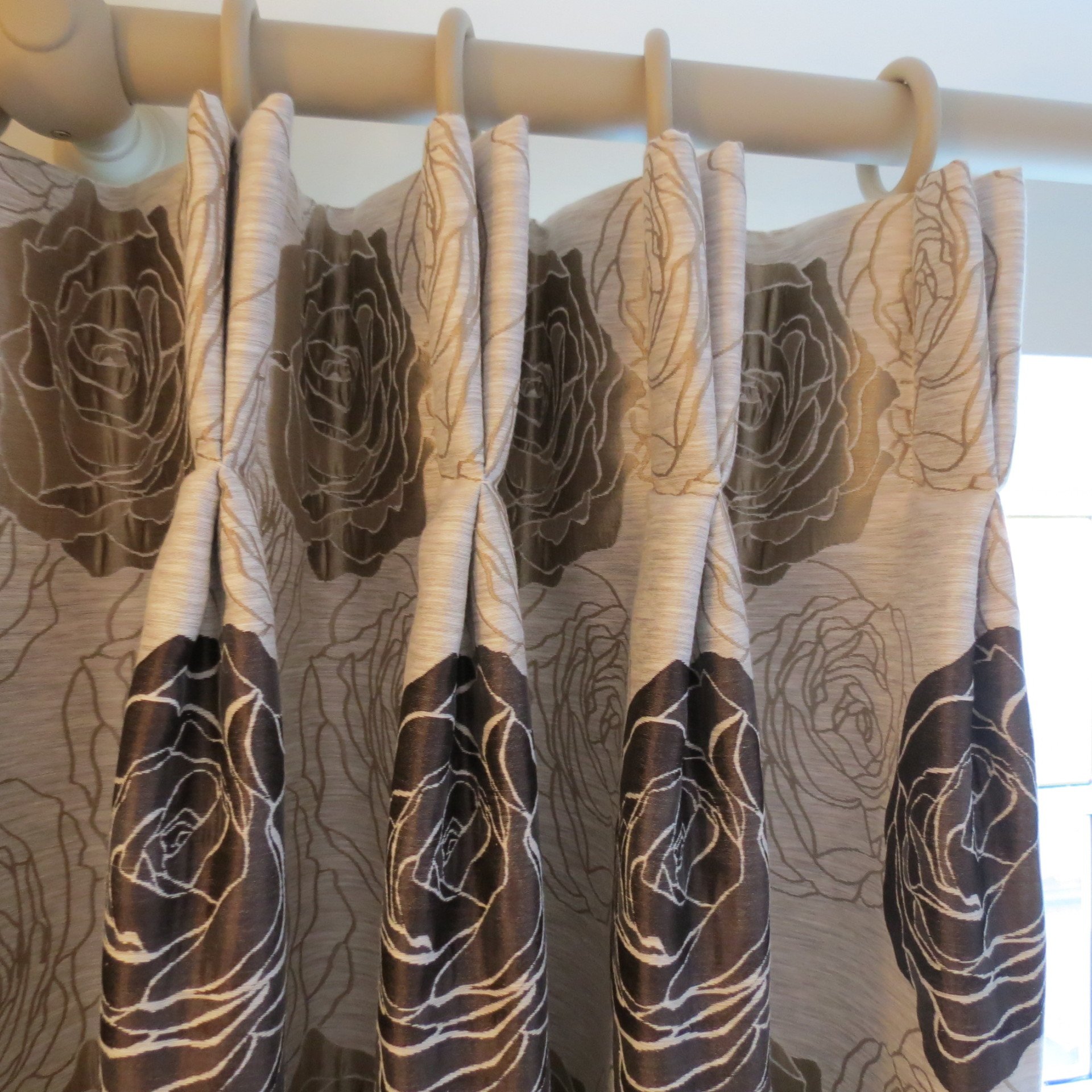 Handmade curtains by Cottage Curtains