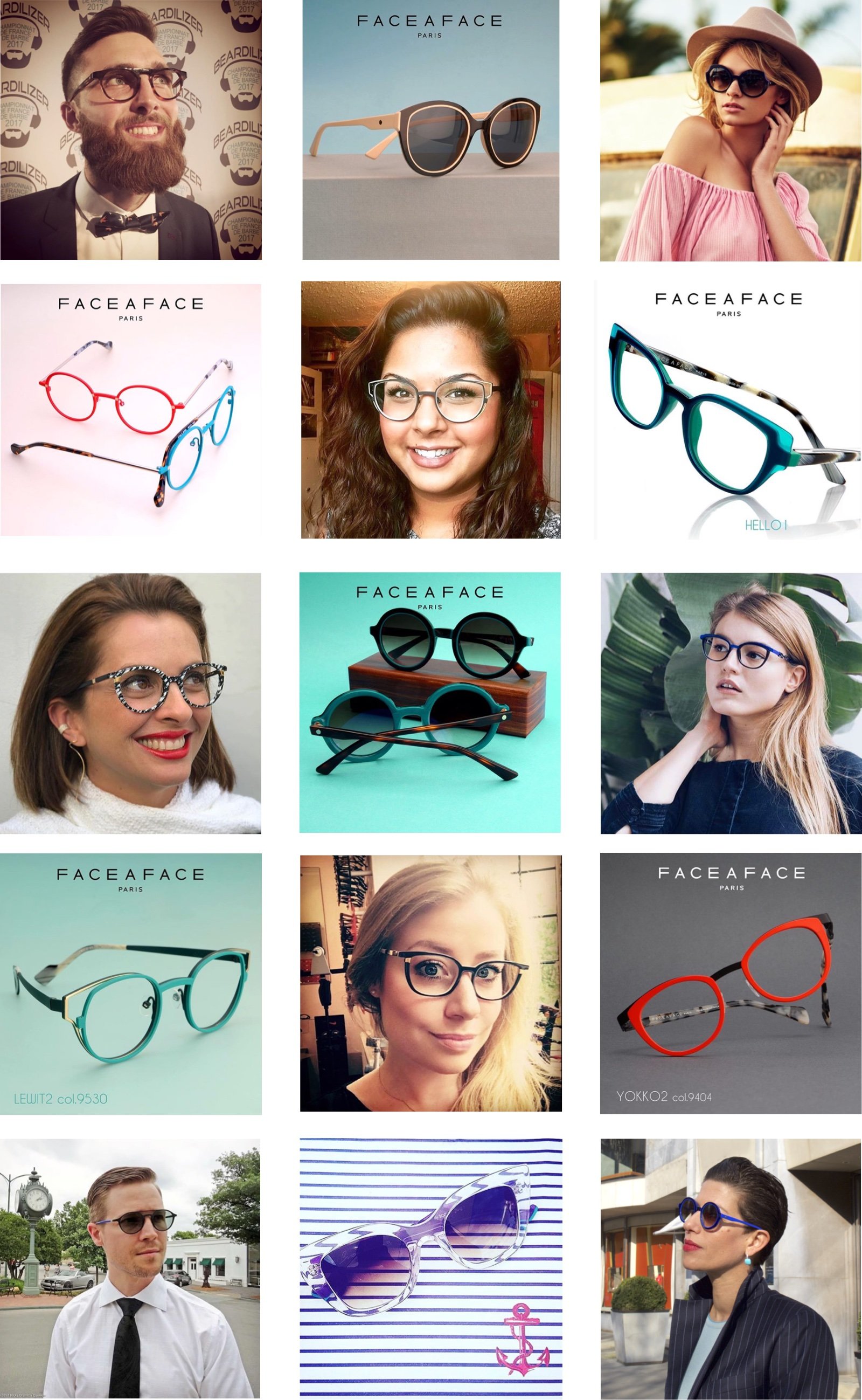 Face a Face Eye Wear Available at BeSpoke Vision