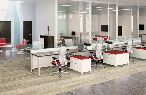 Modern Office Benching Solutions | Senetics Hawaii