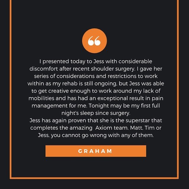 Axiom Performance Recovery