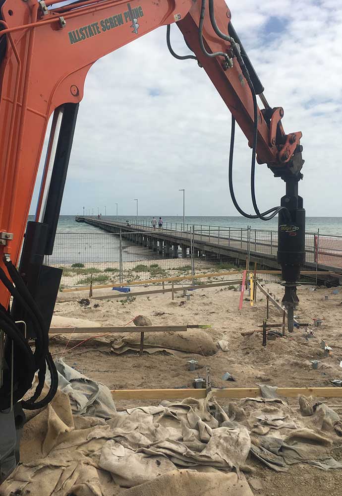 Screw Piling Projects | Victoria | Allstate Screw Pilling