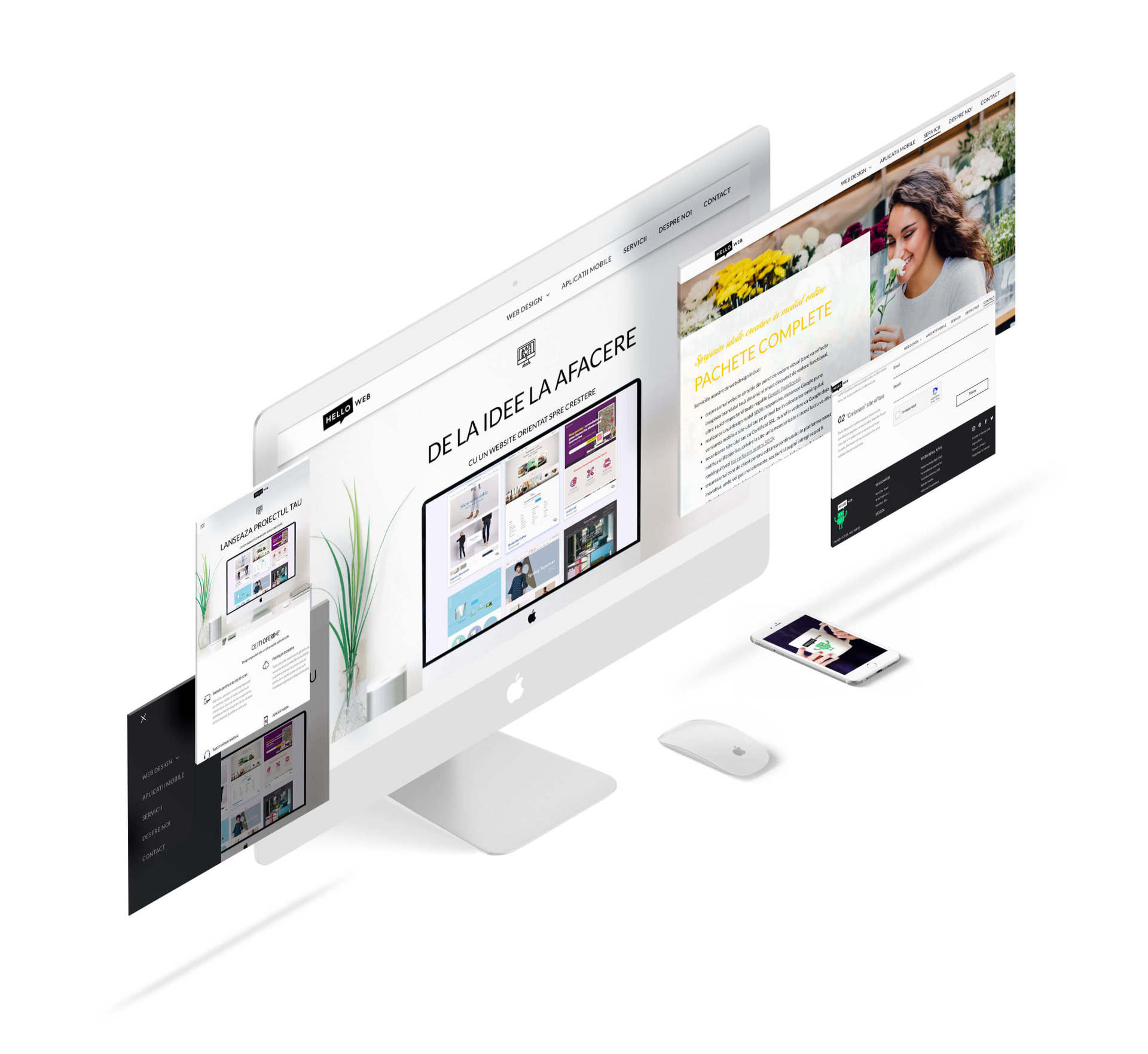 Hello Web: servicii de web design, hosting, tur virtual