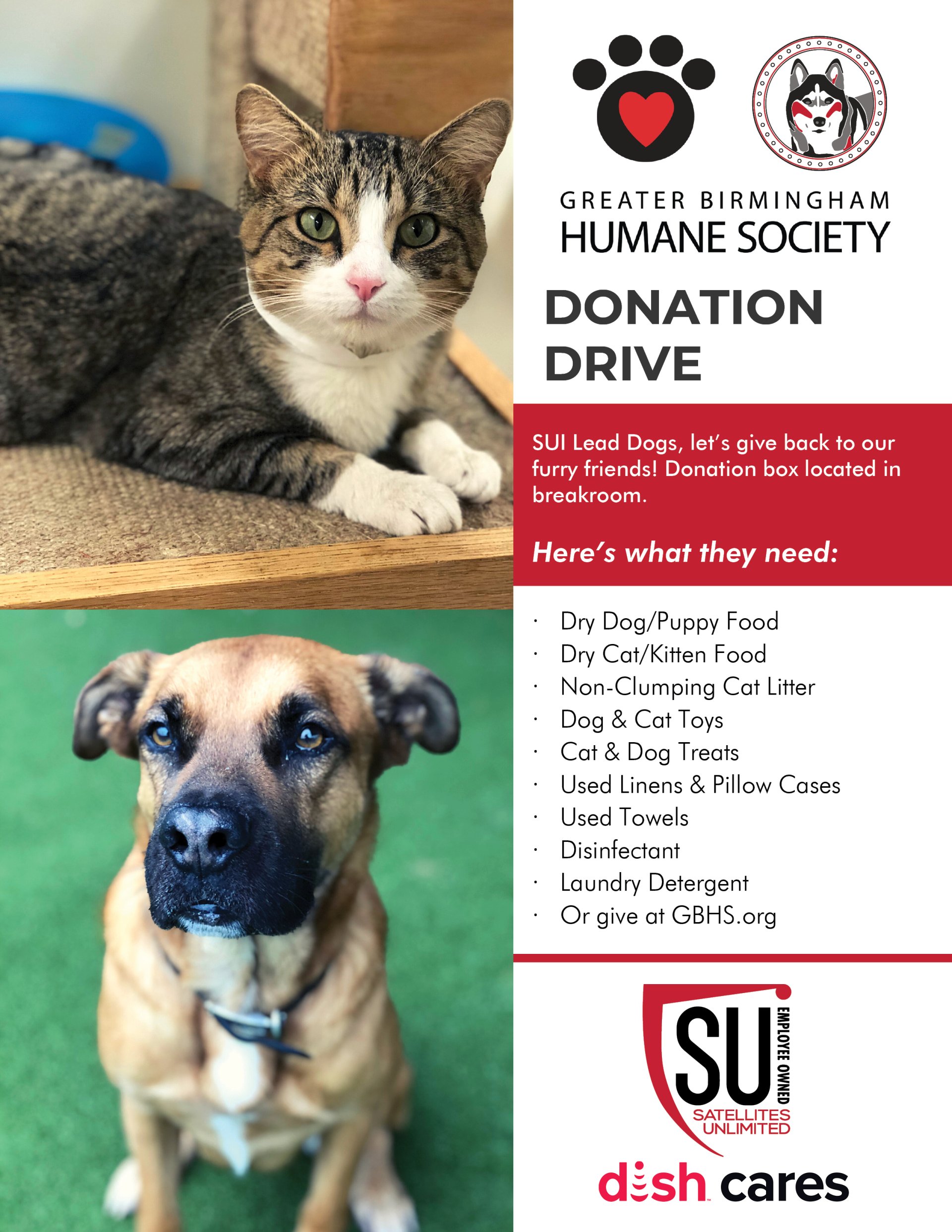 Philanthropy | Lead Dogs Donate to the Greater Birmingham Humane Society
