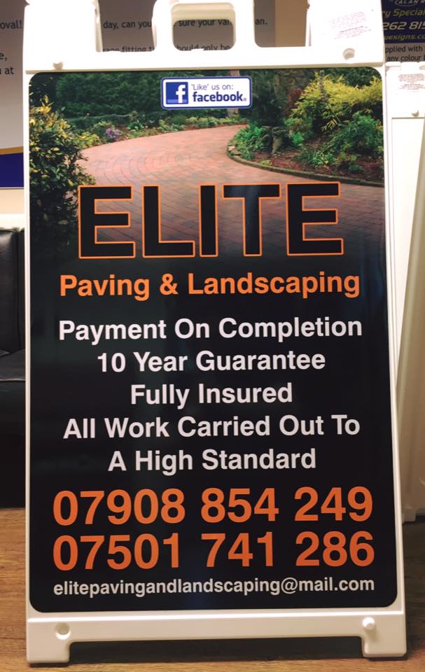 Alan Rowe Signs and Graphics | Printed Pavement Signs - Newcastle