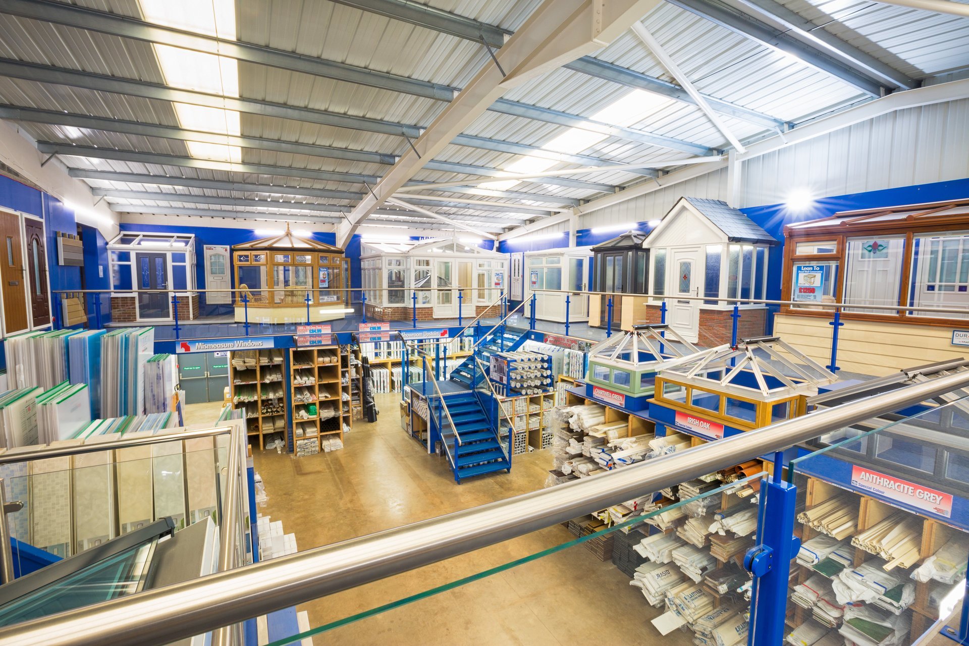 Exeter Window Store - Showroom. Largest PVCu showroom in the South West