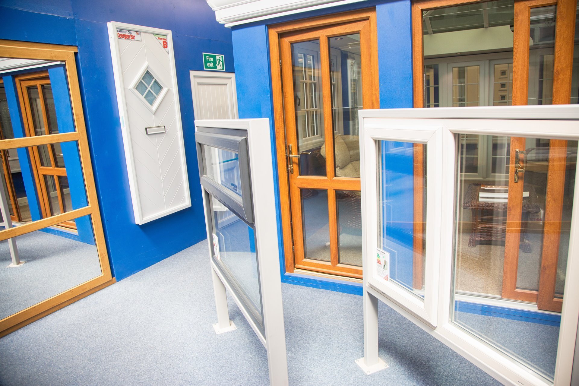 Exeter Window Store - Showroom. Largest PVCu showroom in the South West