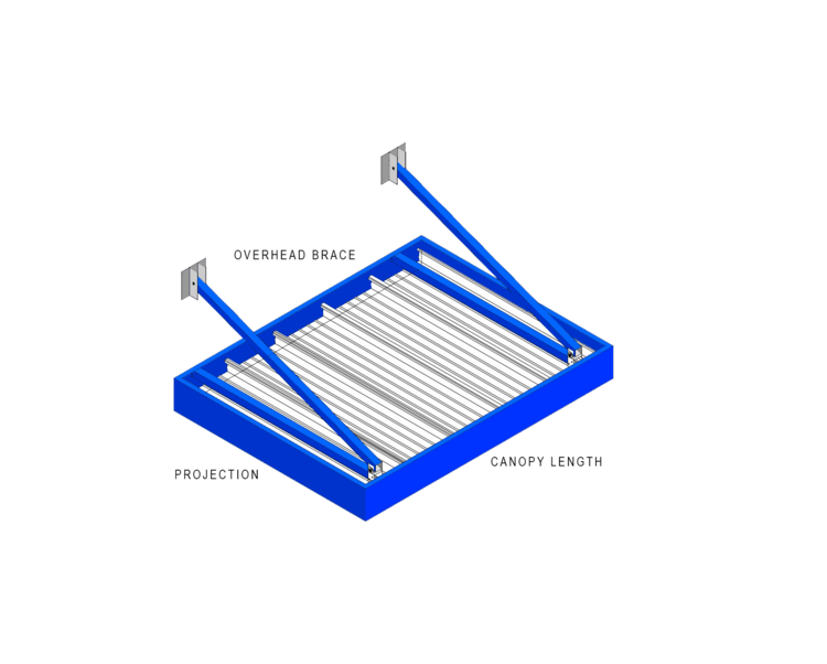 Aluminum Entrance Canopies, Dock Height Stairs and Covered Walkways ...
