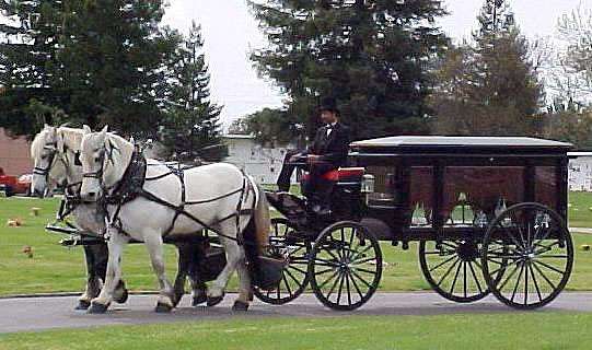 Vehicle or Horse Drawn Casket Coach | Chapel Of The Valley