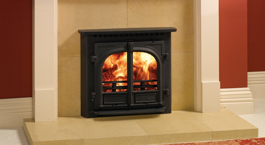 Wood Burning Hearth Mounted and Inset Stoves | Fireplaces Direct