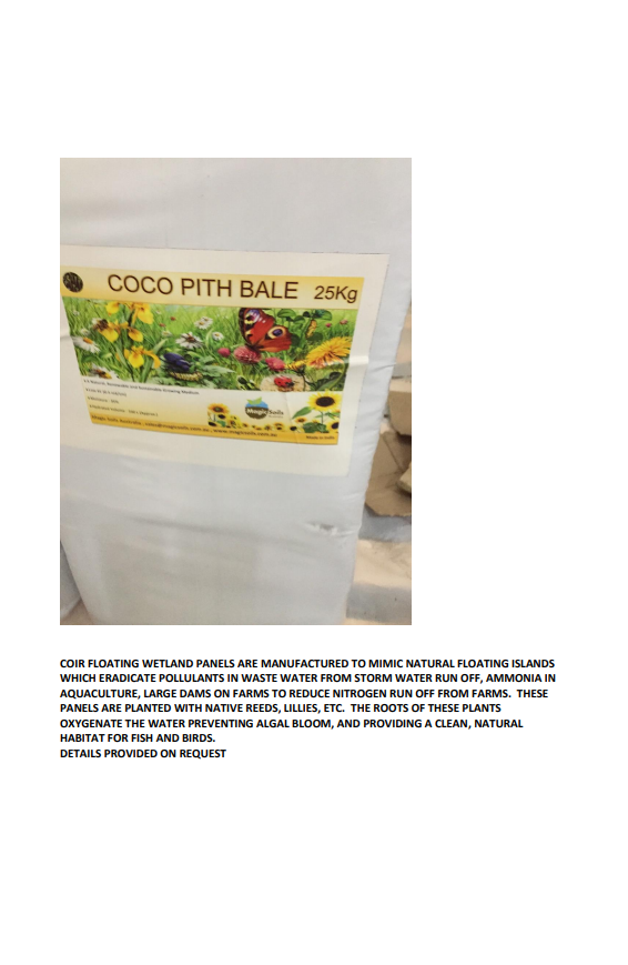 Magic Soils' Coir Fibre Products, Renewable, Biodegradable | Donvale