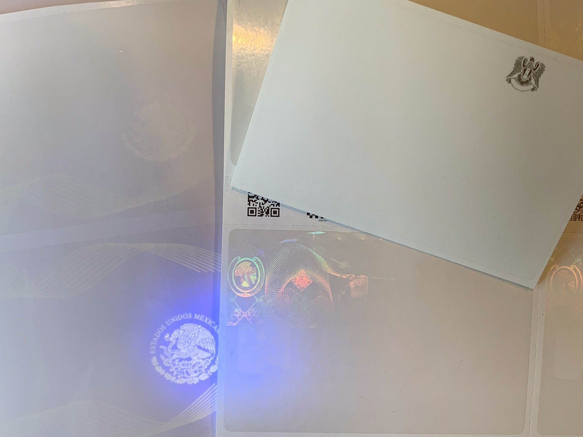 Security Films for ID's and Passports, Color Shifting Films