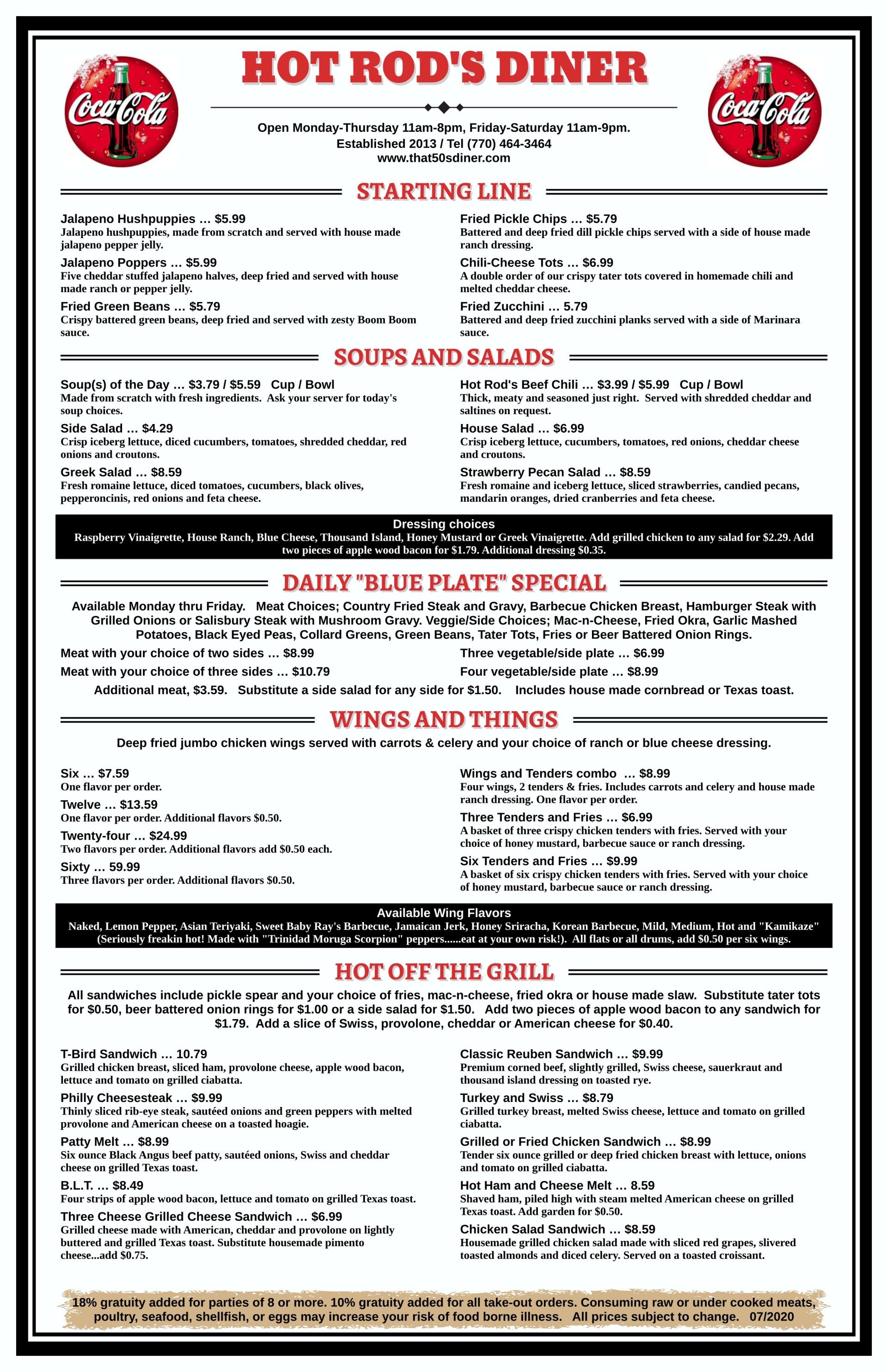 Hot Rod's Diner | 50's Style Diner in Social Circle GA