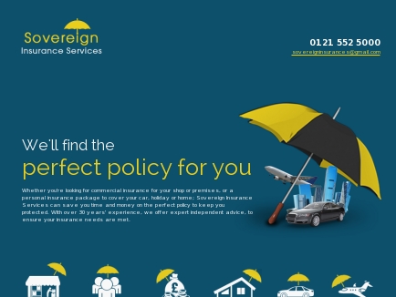 Insurance services from Sovereign Insurance Services