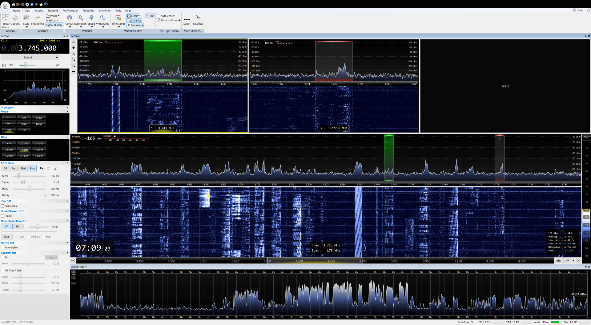Layout and Panes - SDR-Radio.com