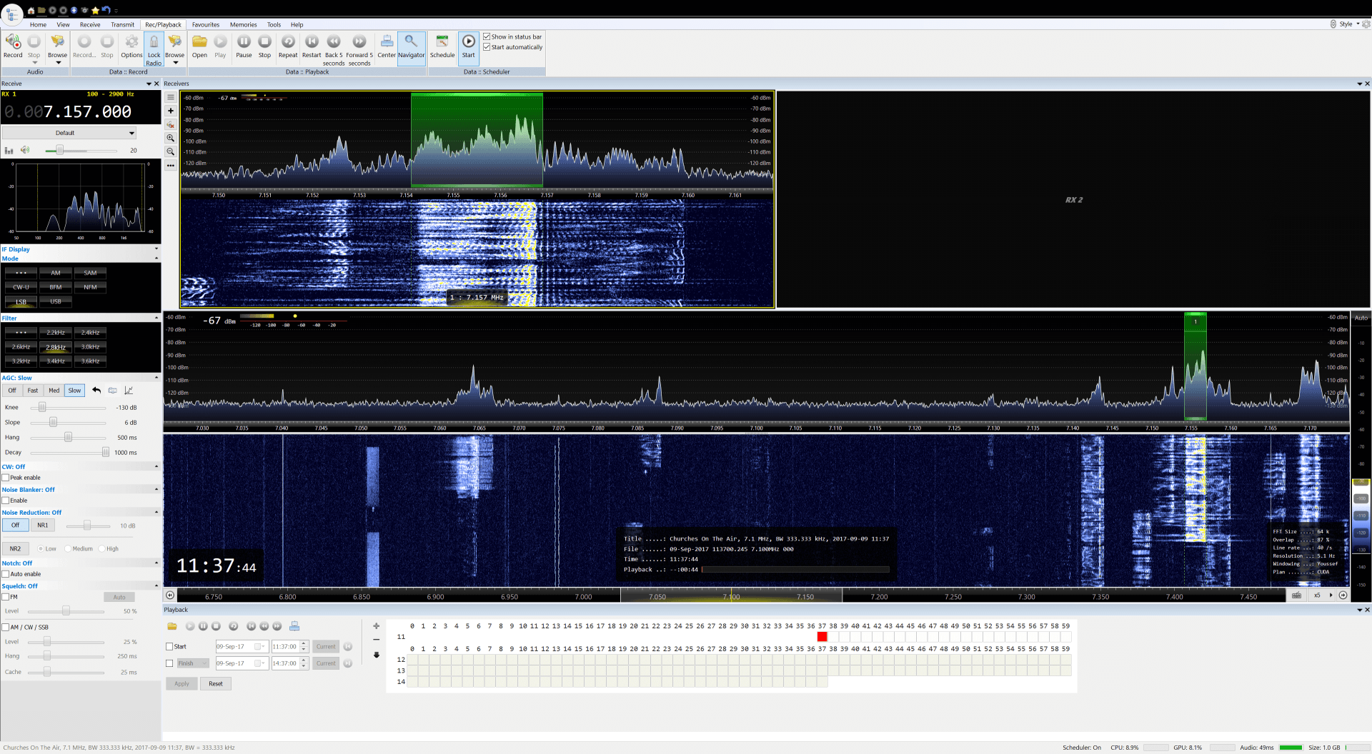 Layout and Panes - SDR-Radio.com