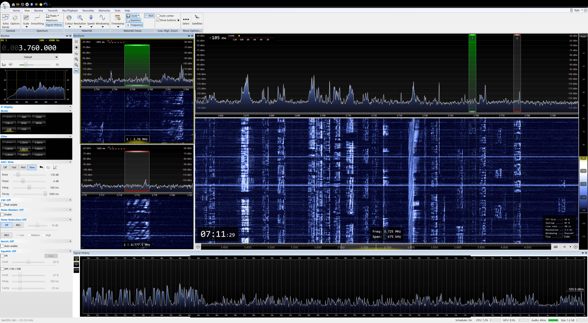 Layout and Panes - SDR-Radio.com