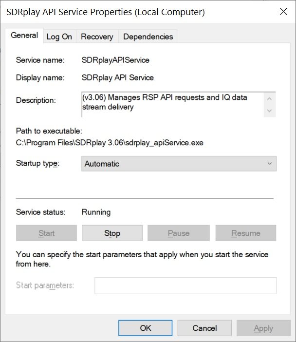 SDRplay - Selecting API 307 & 309 | RSPduo, RSPdx HDR