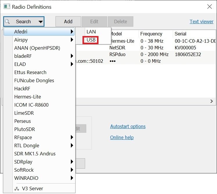 Afedri - Software Defined Radio | SDR-Radio.com