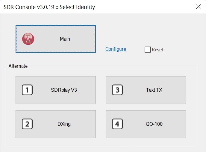 SDR Console - Main Program in the SDR-radio.com Suite