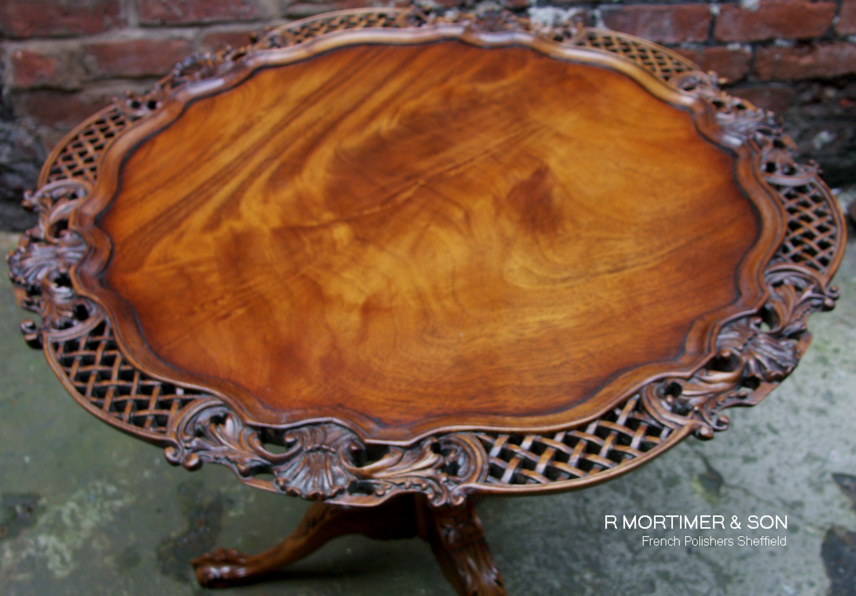 French polishing & wood restoration images |R Mortimer & Son