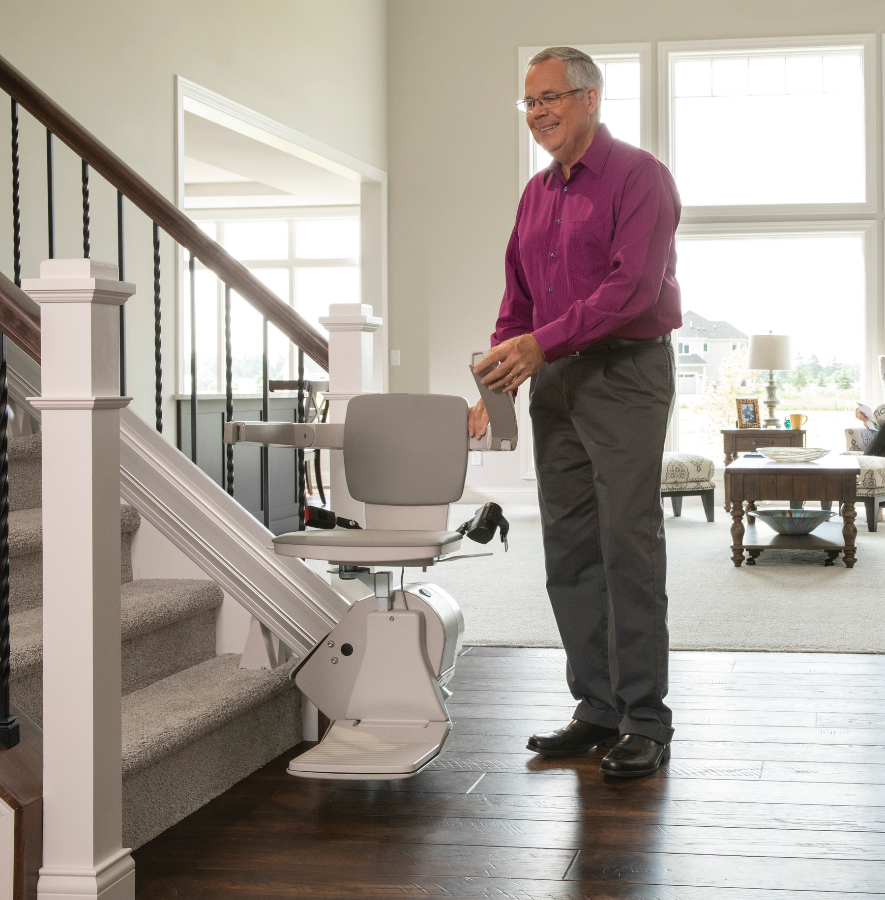 Straight Stairlifts installed in Northern California