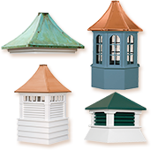 Amish Rooftop Cupolas from Lancaster, PA: Vinyl, Copper & More