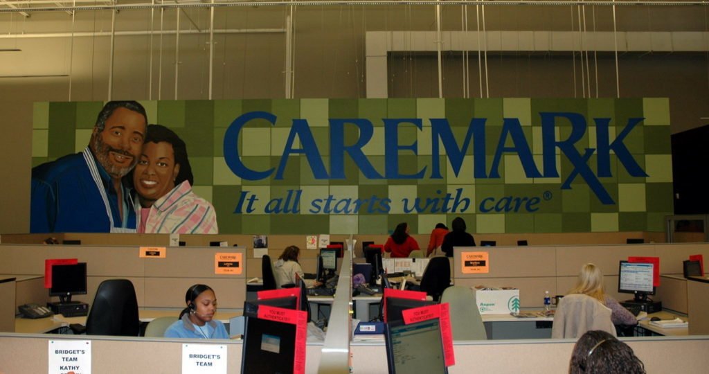 Caremark Office Features Inspirational Interior Mural By Murals & More