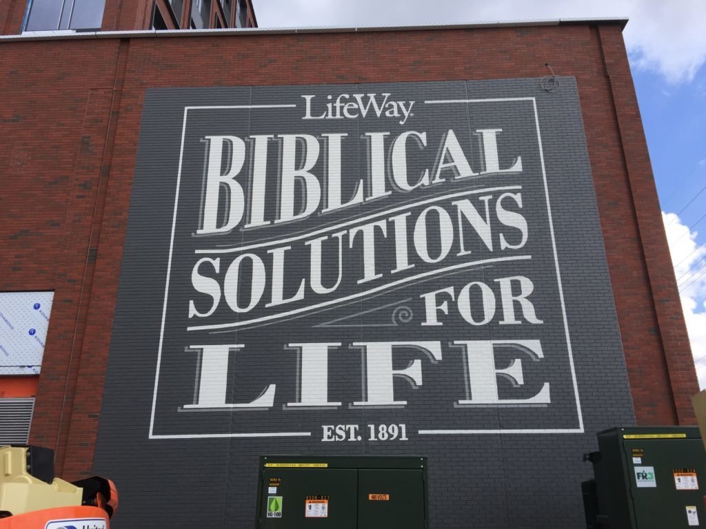 LifeWay Building In Nashville Features Amazing Exterior Signage Mural