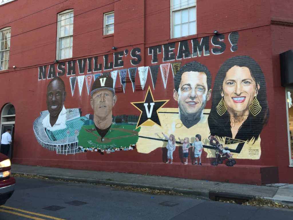 Murals & More Unique Exterior Mural Art Features Vanderbilt Coaches