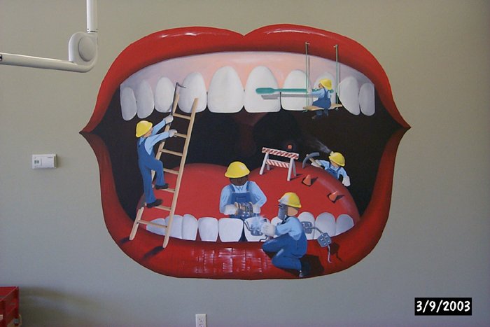 Dyersburg Pediatric Dentistry Features Monopoly Themed Interior Mural