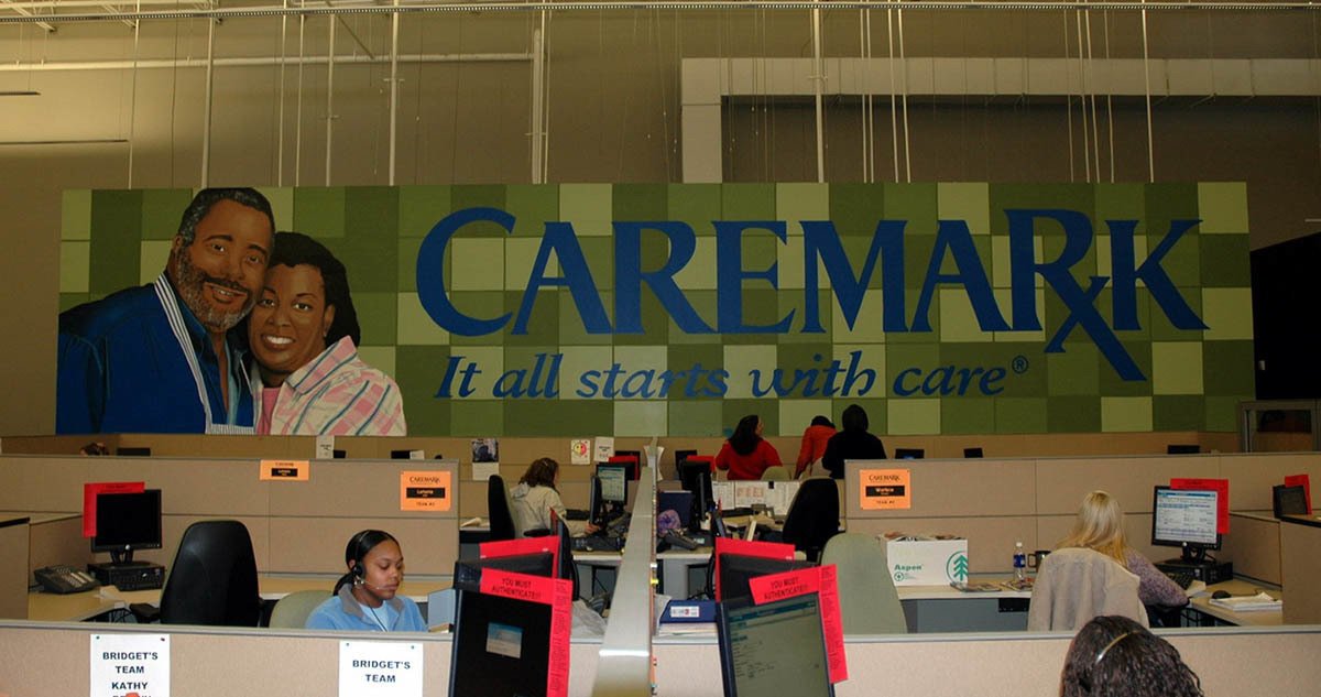 Caremark Office Features Inspirational Interior Mural By Murals & More