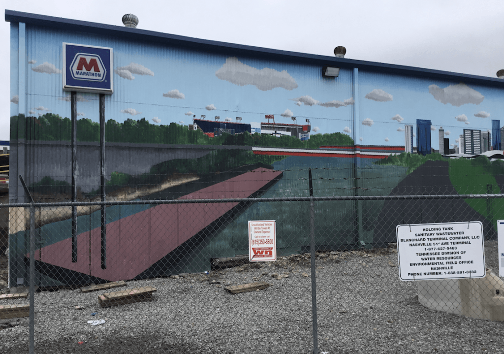 Marathon Petroleum Amazing Wall Mural in The Nations of Nashville