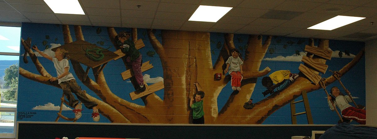 Salem YMCA Features Custom Interior Mural By Murals & More LLC