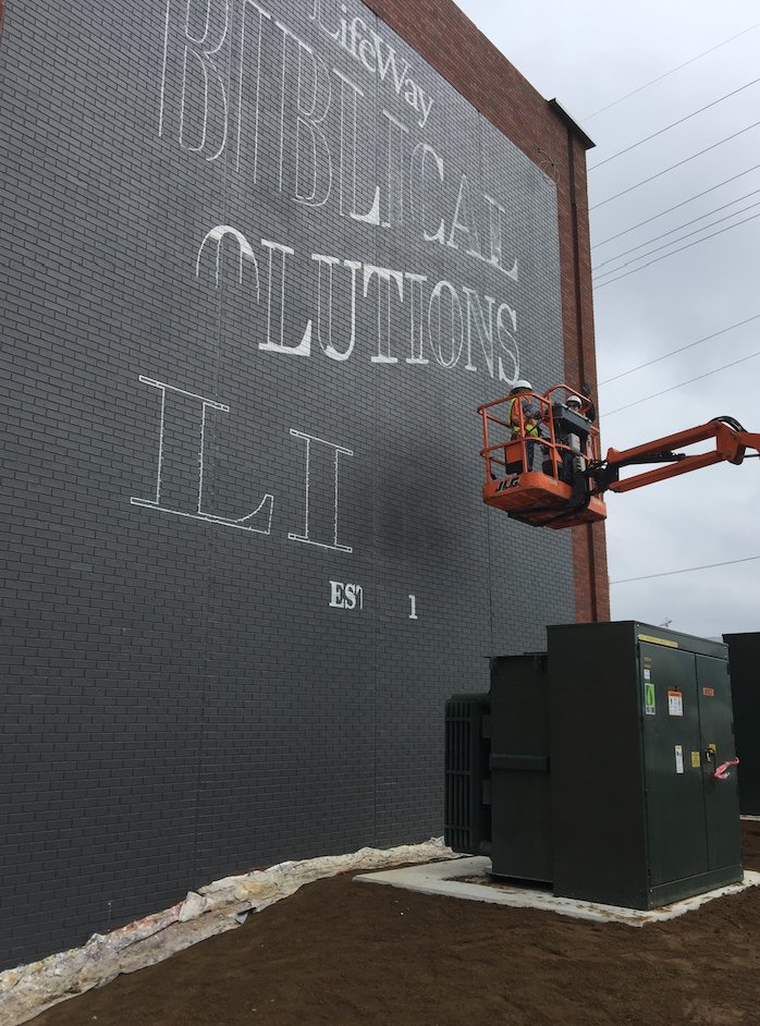 LifeWay Building In Nashville Features Amazing Exterior Signage Mural