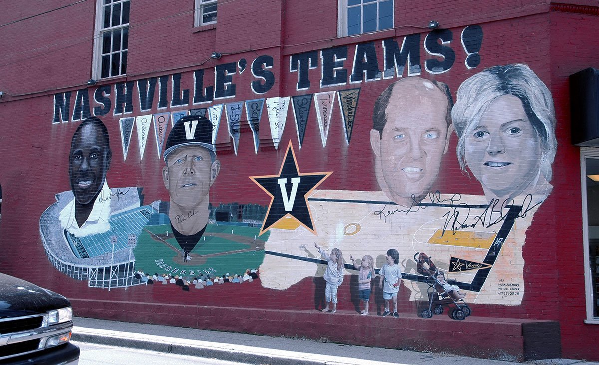 Murals & More Unique Exterior Mural Art Features Vanderbilt Coaches